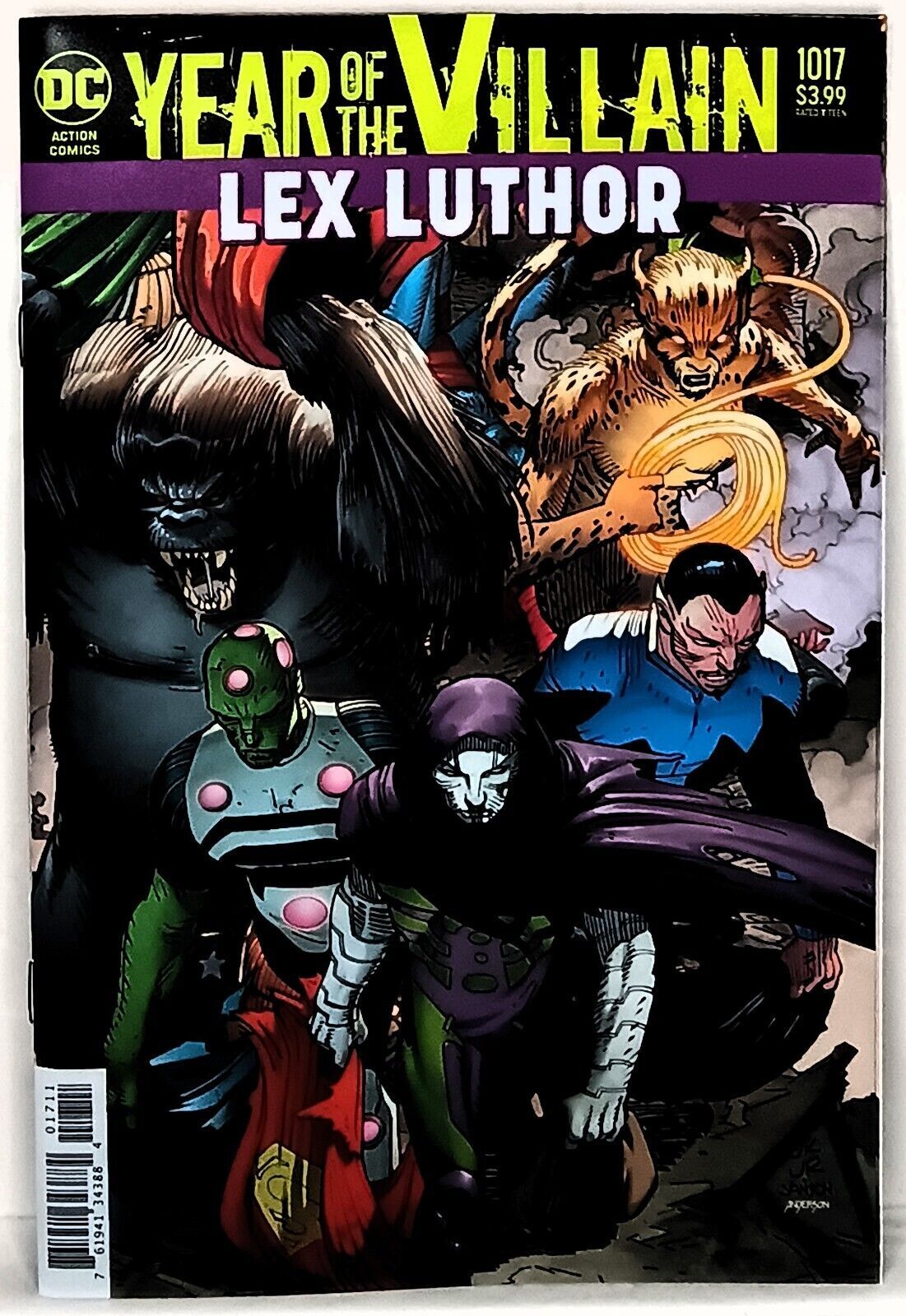 ACTION COMICS #1017 Year of the Villain Lex Luthor Acetate Cover ...