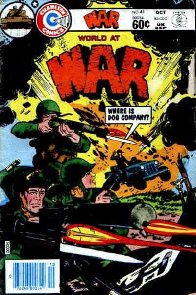 War #41 VG ; Charlton | low grade comic World At War | Comic Books ...