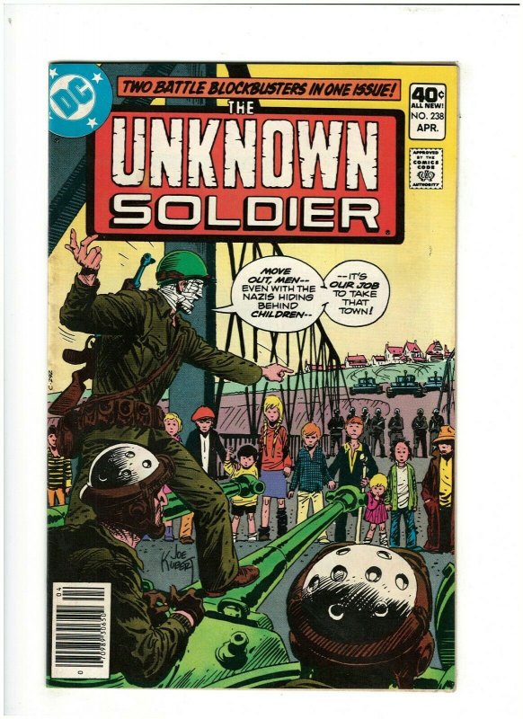 Unknown Soldier #238 VF- 7.5 DC Comics 1980 vs. Nazi's Joe Kubert ...