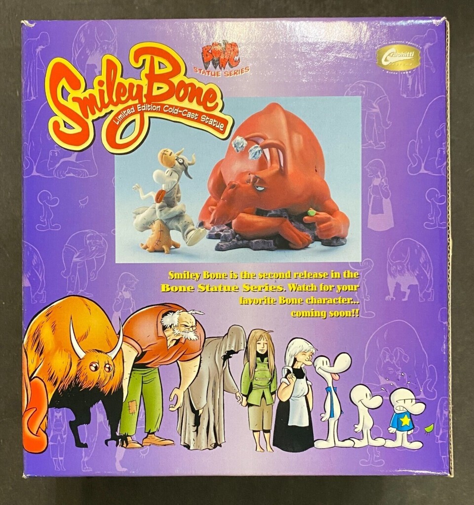 Smiley Bone Statue Limited Edition Jeff Smith | Comic Books - Modern ...