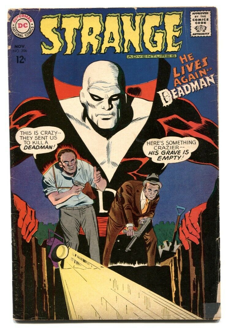 Strange Adventures #206 1967- DEADMAN- Neal Adams VG | Comic Books ...