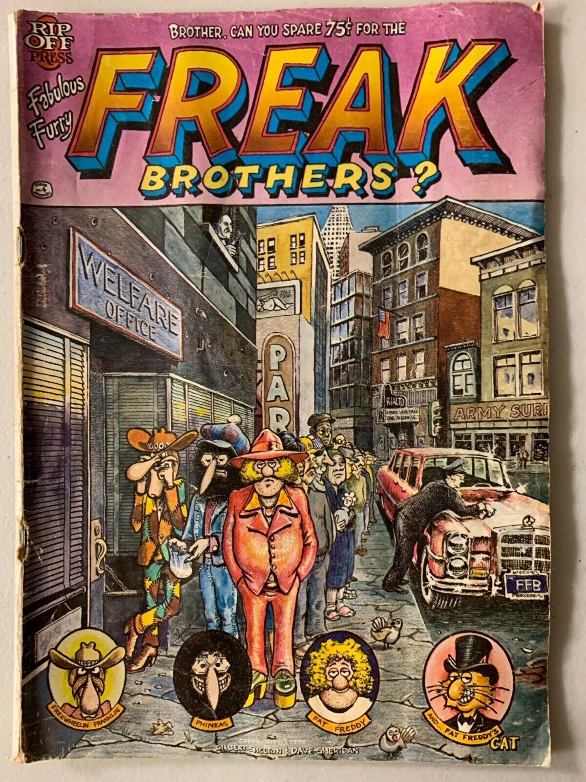 Fabulous Furry Freak Brothers #4 1st printing 3.0 (1975) | Comic Books ...