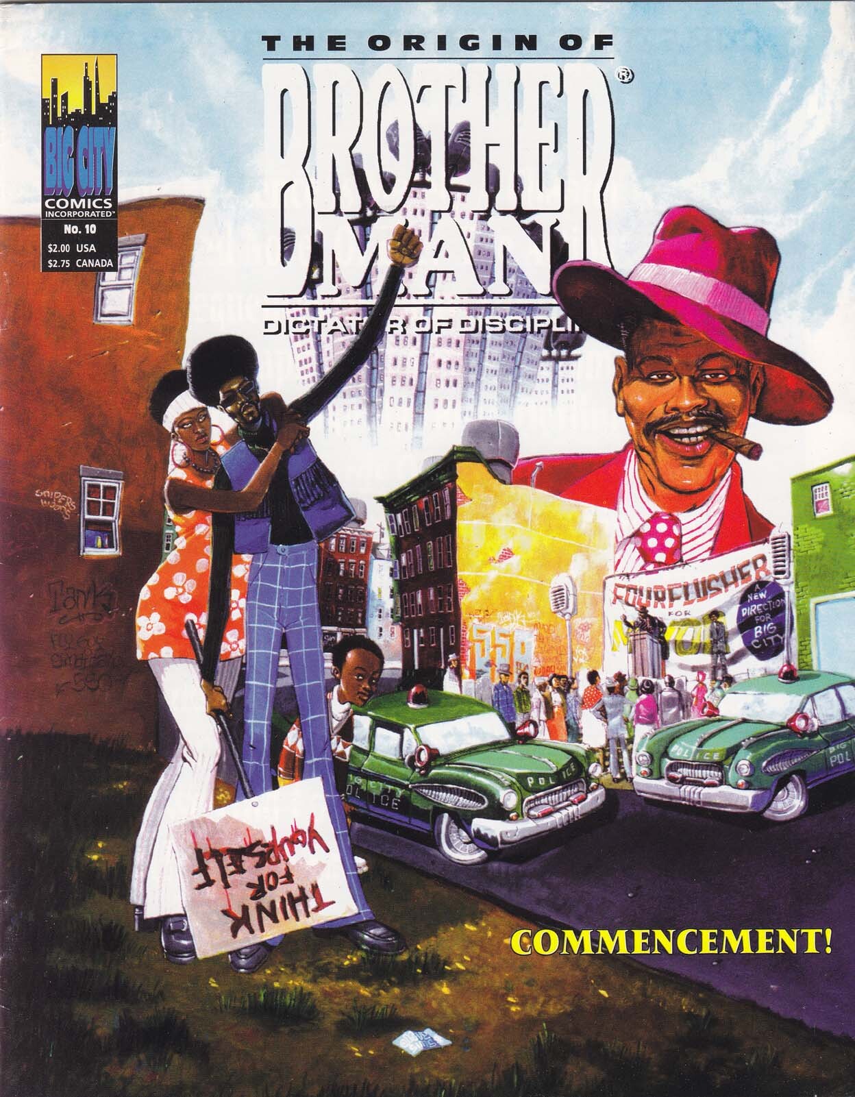 Brotherman #10 FN ; Big City | Brother Man Dictator of Discipline ...