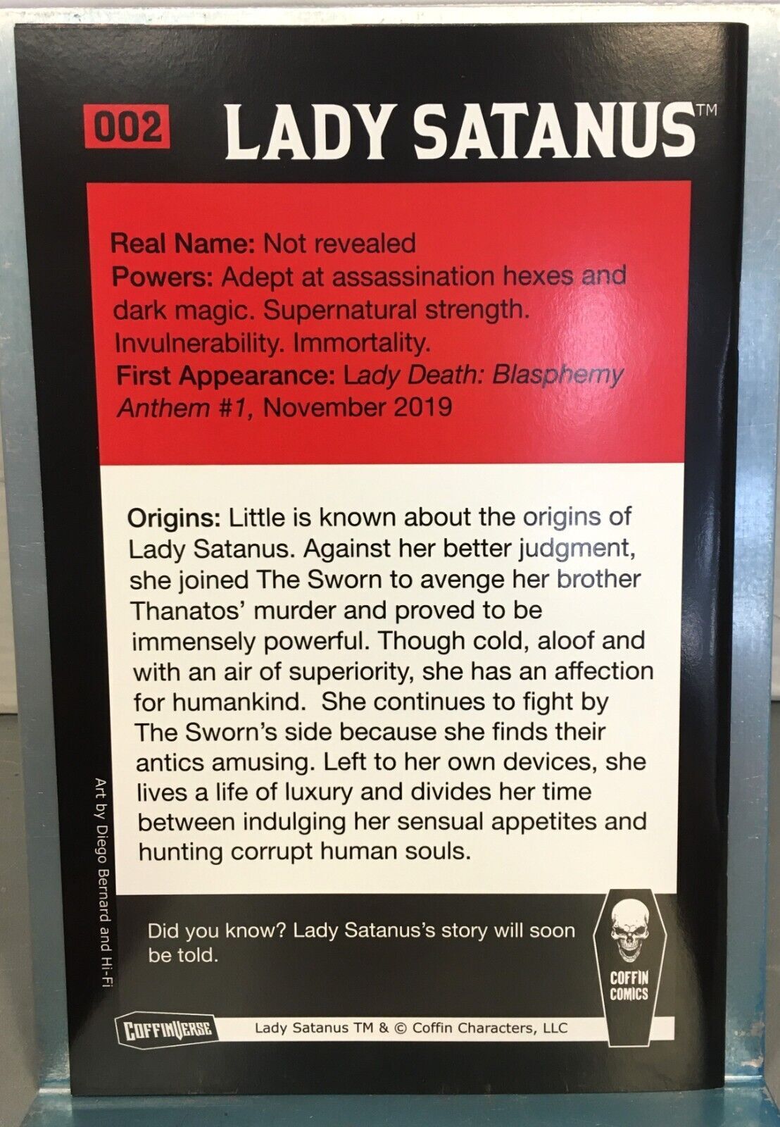 Lady Death: Sacrificial Annihilation #1 - Satanus Rookie Edition - LE ...