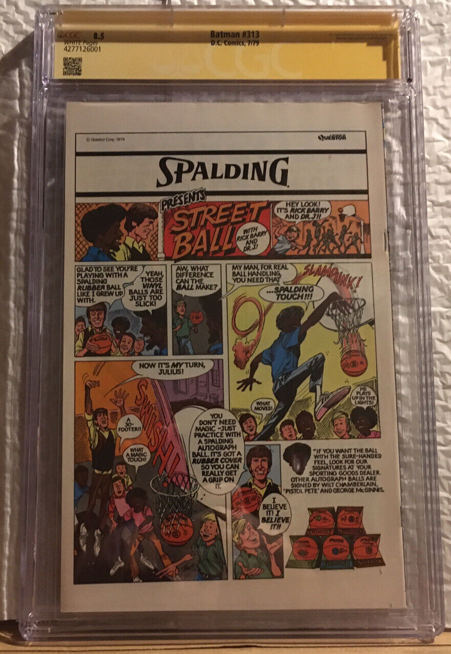 1ST TIM "JACE" FOX (The Next Batman) Batman #313 NEWSSTAND CGC 8.5 VF+ ...