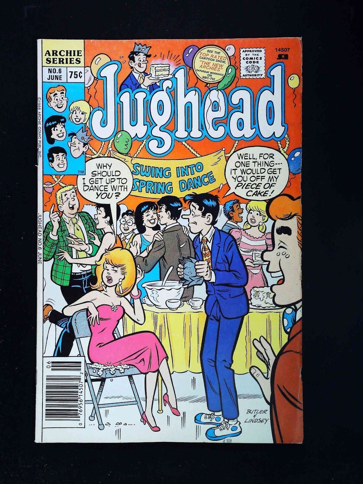 Jughead #6 (2Nd Series) Archie Comics 1988 Fn+ Newsstand | Comic Books ...