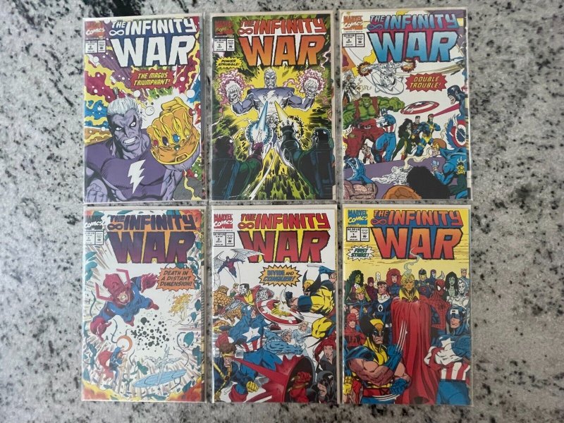 The Infinity War Complete Marvel Comics LTD Series # 1 2 3 4 5 6 NM ...
