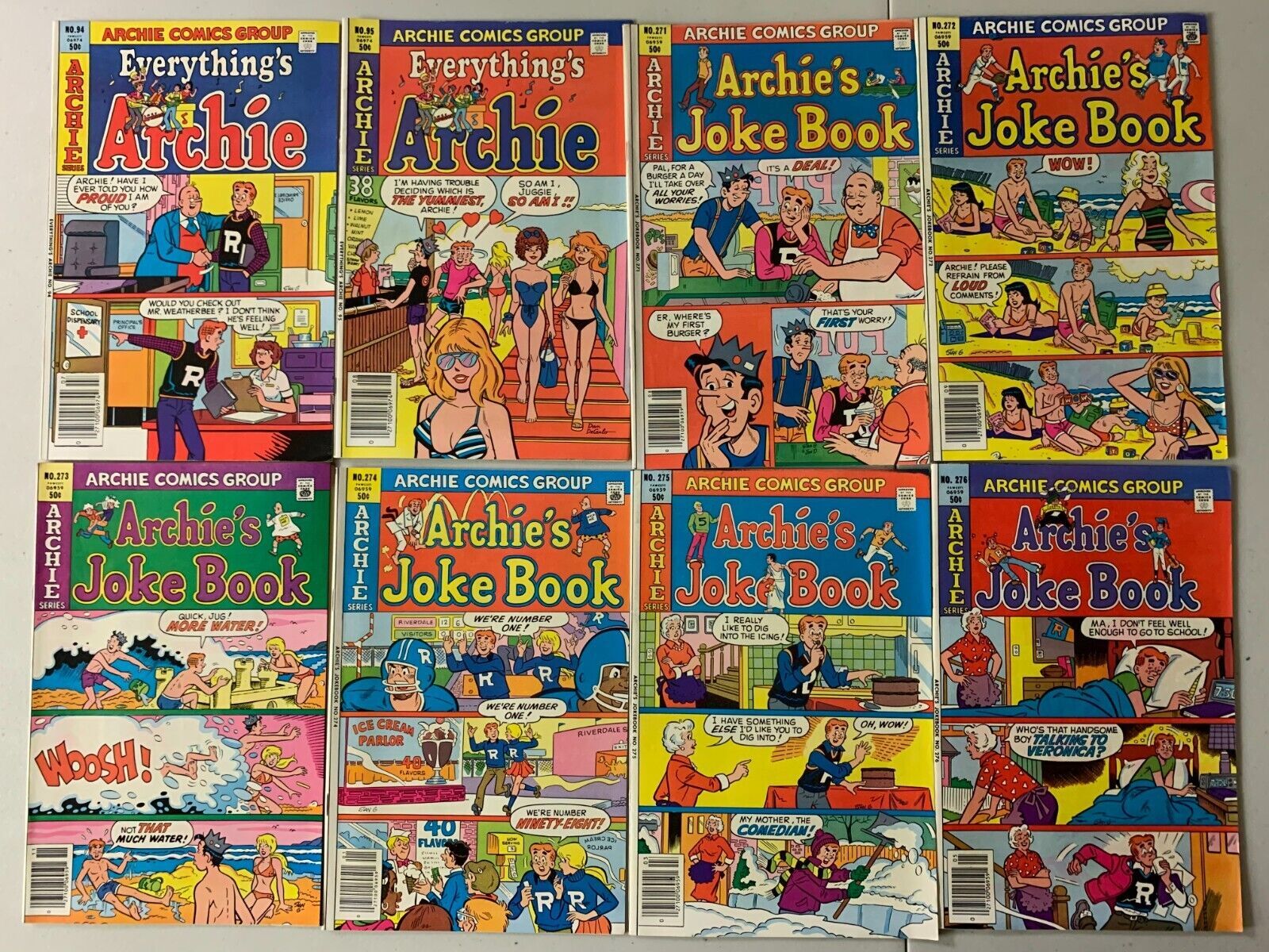 Vintage Unread Archie Comics lot 50 diff (Bronze Age) | Comic Books ...
