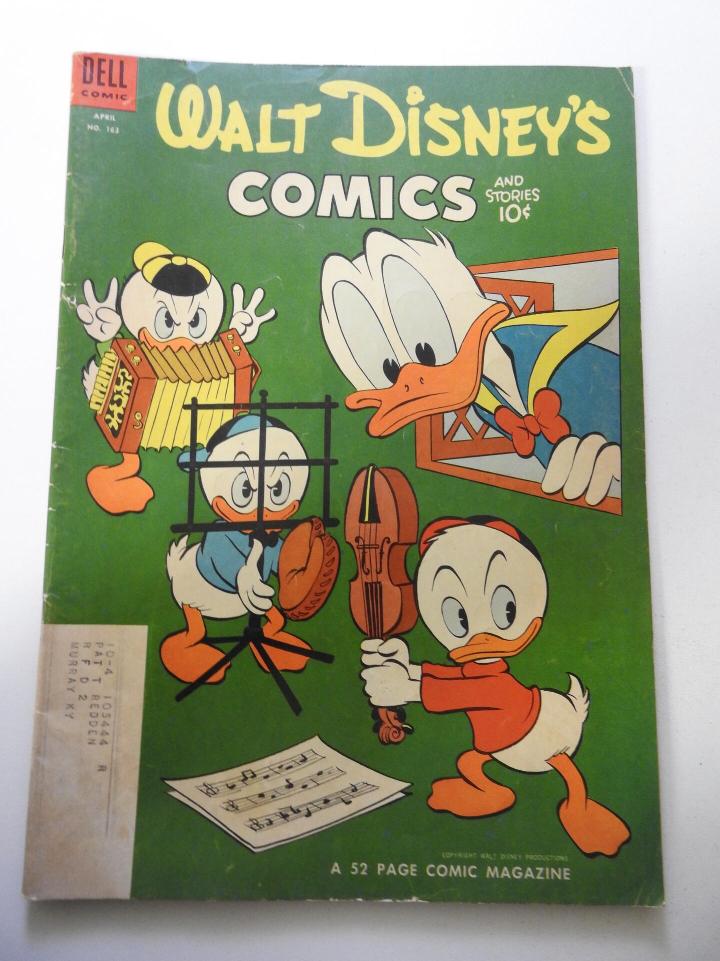 Walt Disney's Comics & Stories #163 (1954) | Comic Books - Golden Age ...