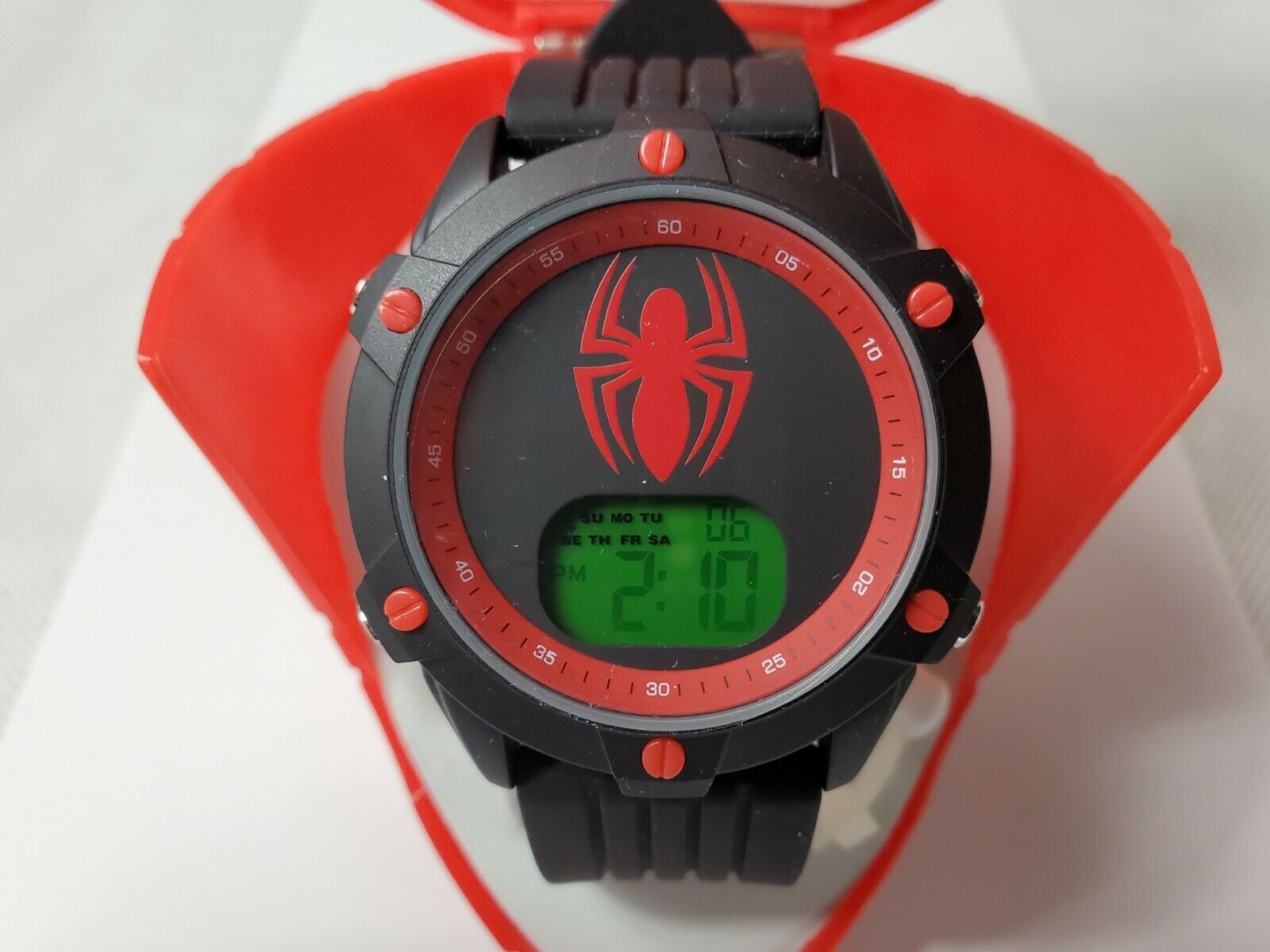 Spider Man Bust Digital watch Marvel NOS | Comic Books - Modern Age ...
