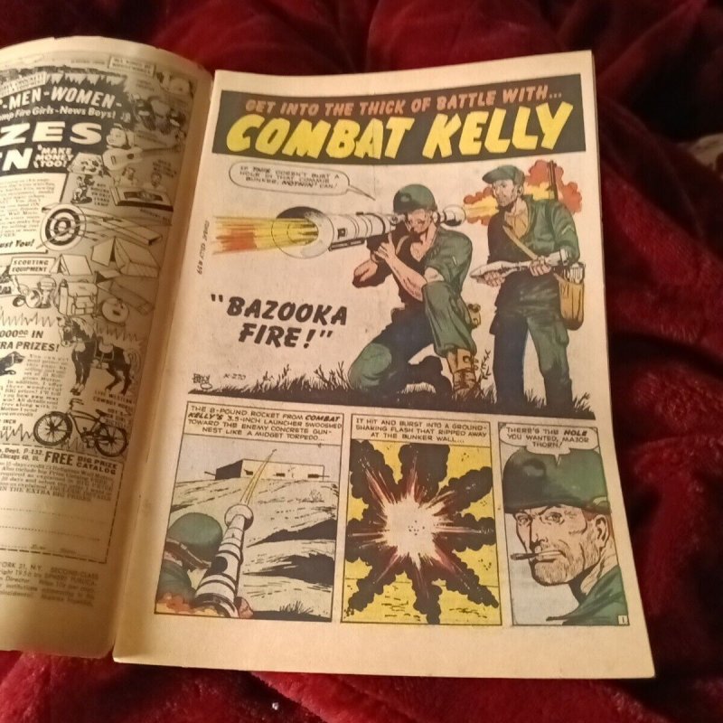 Combat Kelly #39 atlas marvel comics 1956 silver age Joe maneely war ...