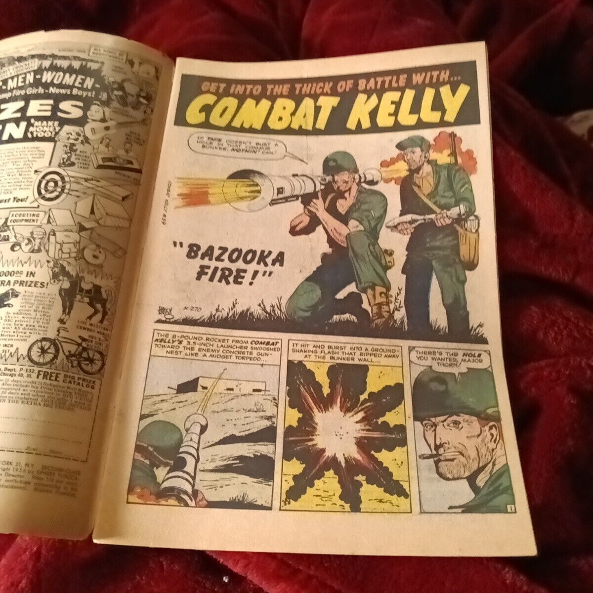 Combat Kelly #39 atlas marvel comics 1956 silver age Joe maneely war cover art | Comic Books ...