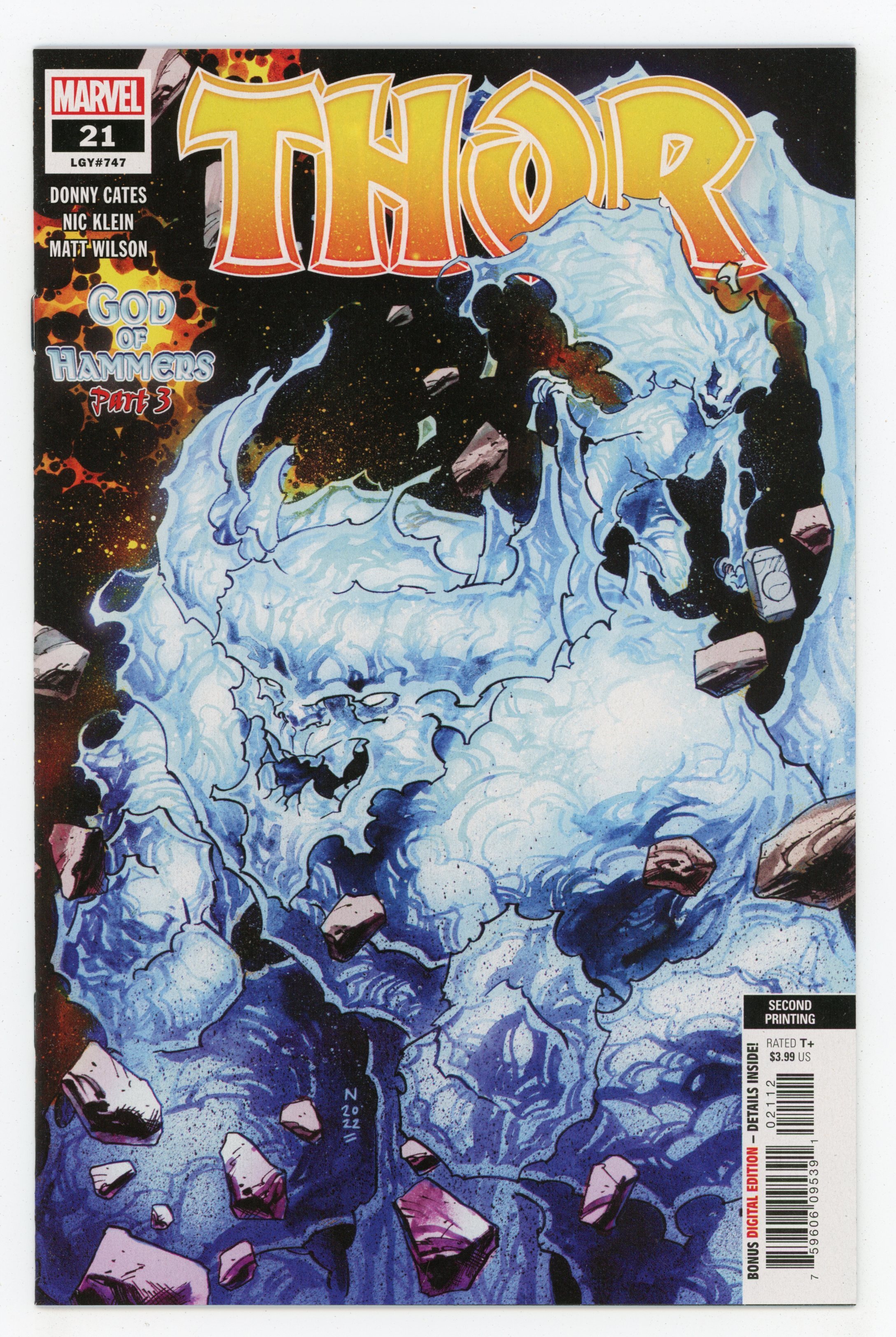 Thor #21 (2020 v6) Donny Cates Nic Klein King Loki Angela 2nd Print ...