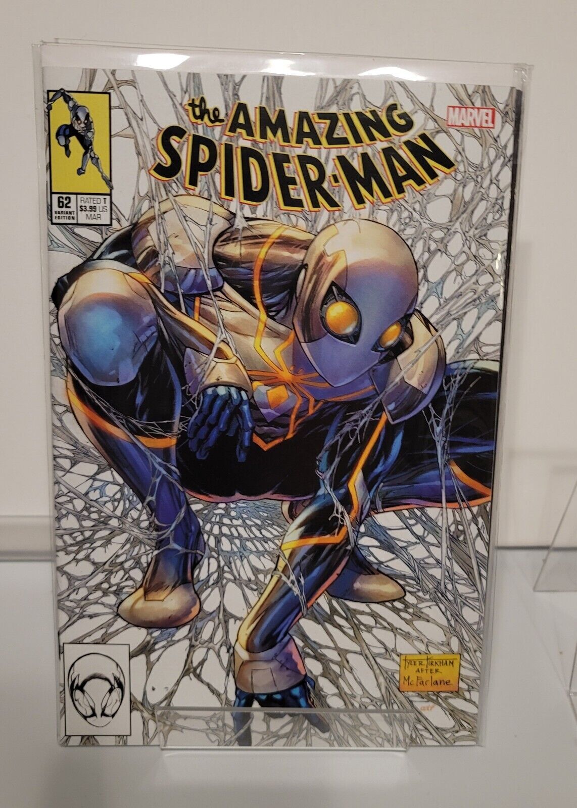 Amazing Spider-Man 62 Tyler Kirkham Variant McFarlane Homage Trade ...