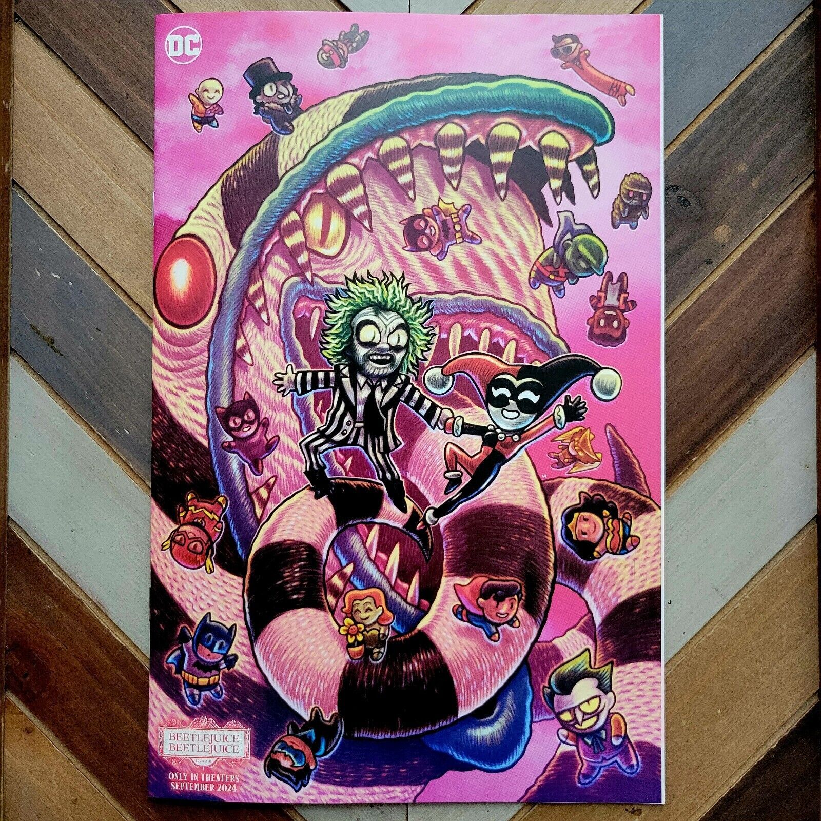 Gotham City Sirens #2 Dan Hipp BEETLEJUICE (DC 2024) + Canvas Movie ...