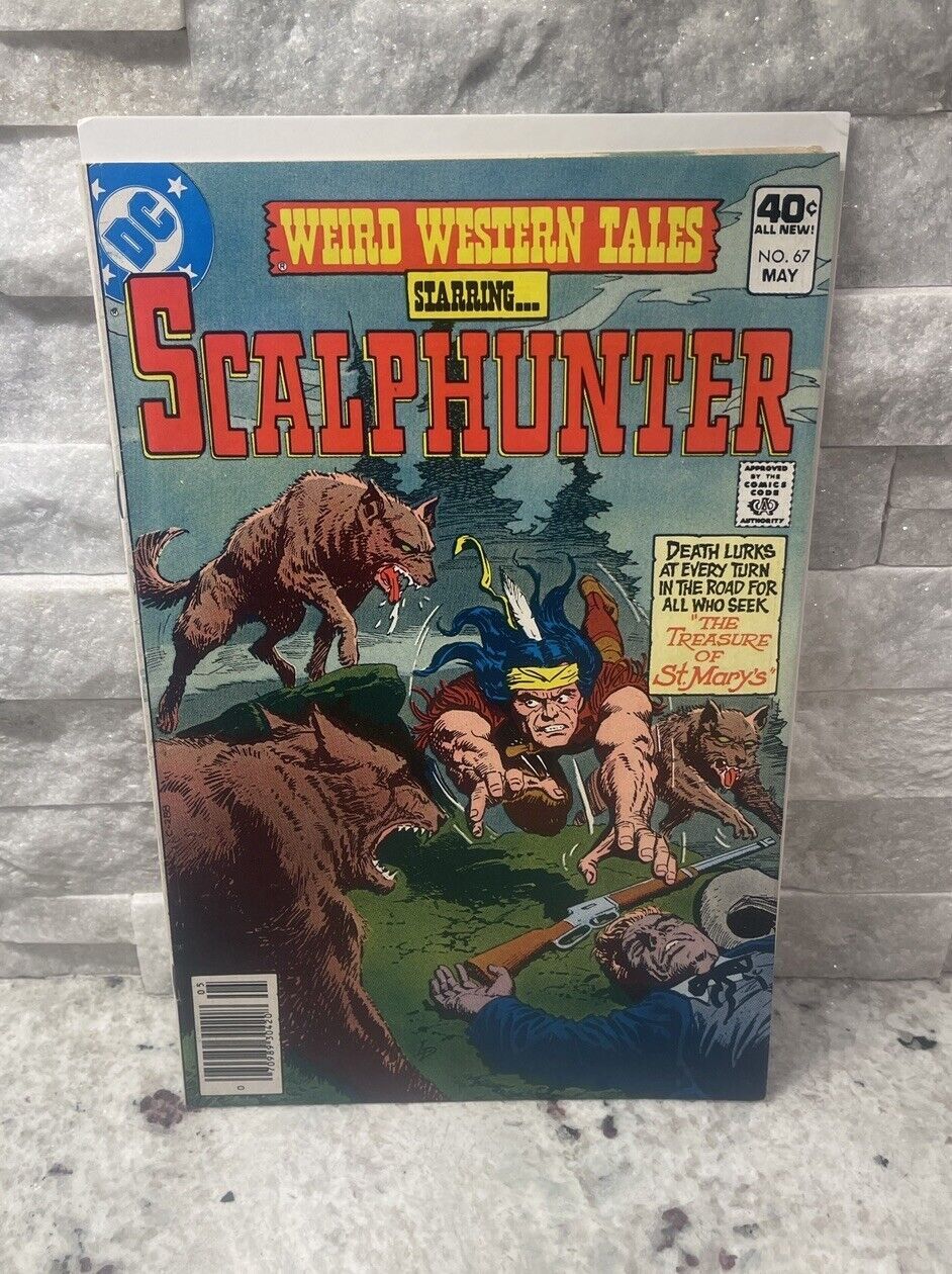 Weird Western Tales #67 DC Comics Scalphunter (1980) Newsstand Mid ...