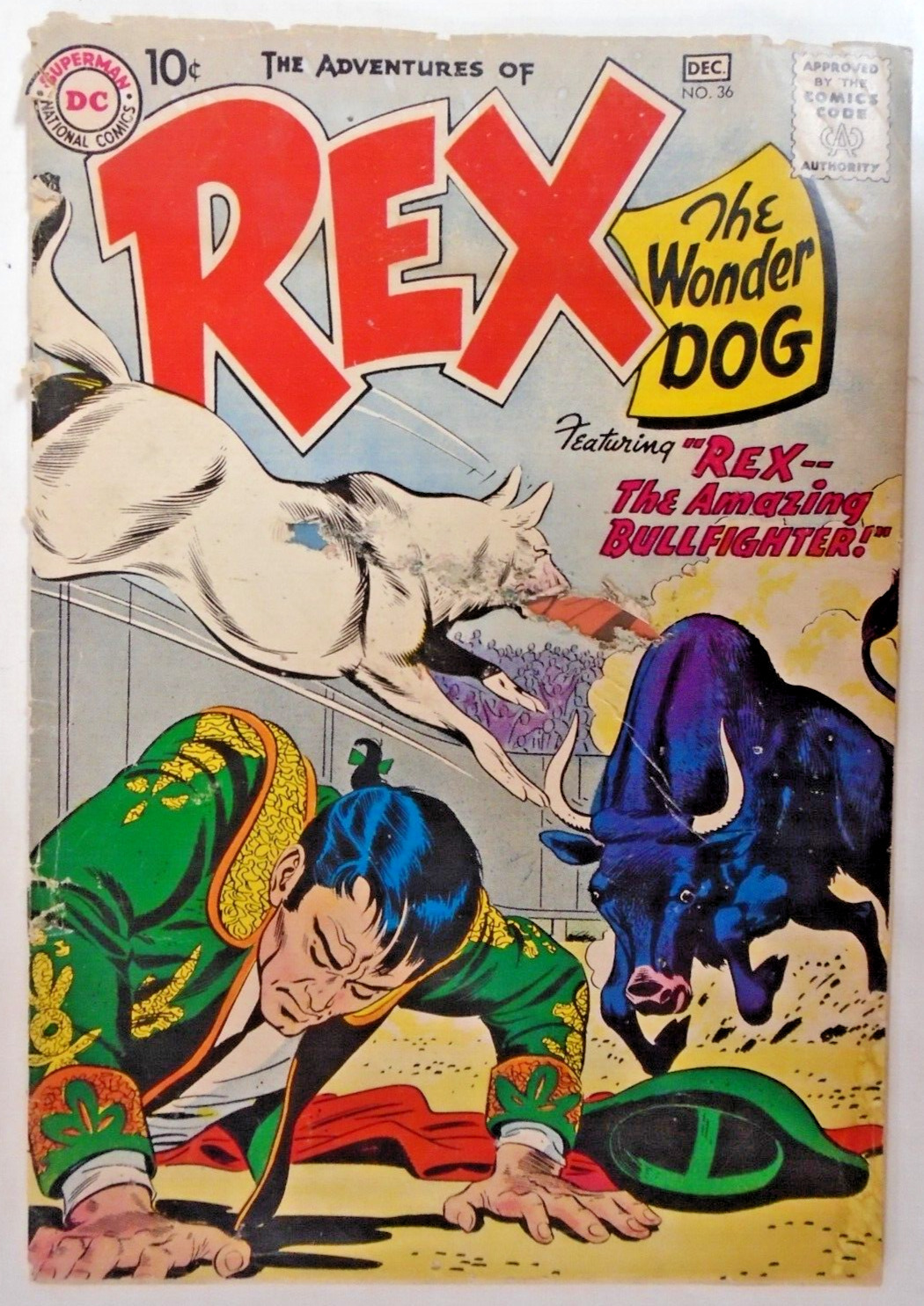 Adventures of Rex the Wonder Dog #36 GVG (DC 1957) Scarce | Comic Books ...