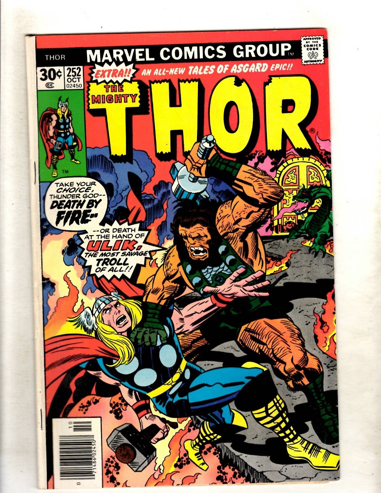 Lot Of 6 Mighty Thor Marvel Comic Books # 250 251 252 253 254 Annual 5 ...