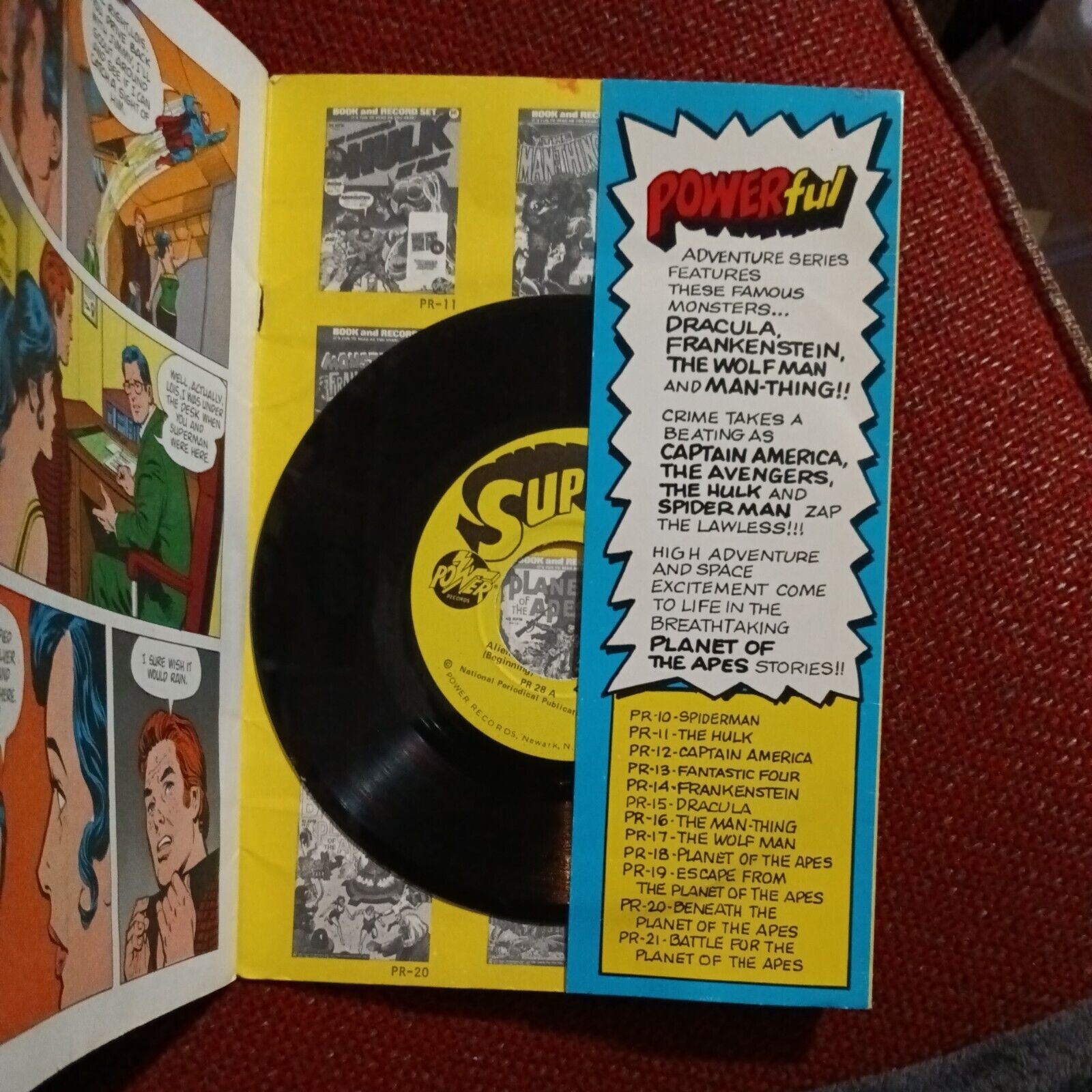 Vintage Superman Comic Book and Record SET "Alien Creatures" 1975 #Pr ...