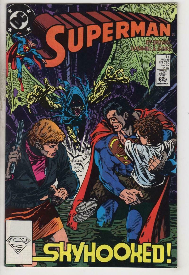 SUPERMAN 34 VF/NM Ordway Gammill Janke 1987 1989 more in store | Comic ...