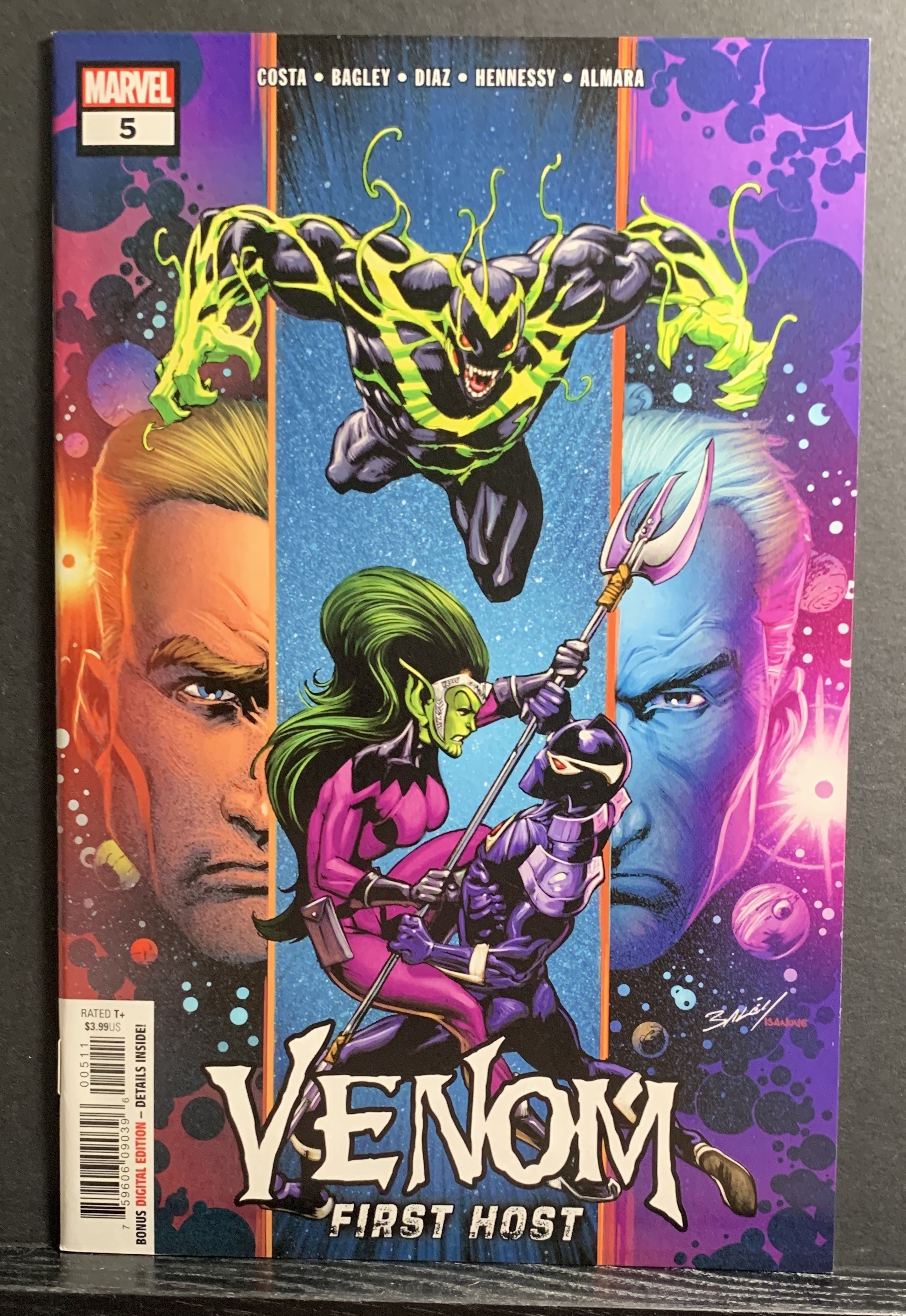 Venom: First Host #5 (2018) Mike Costa Story Mark Bagley Art & Cover ...
