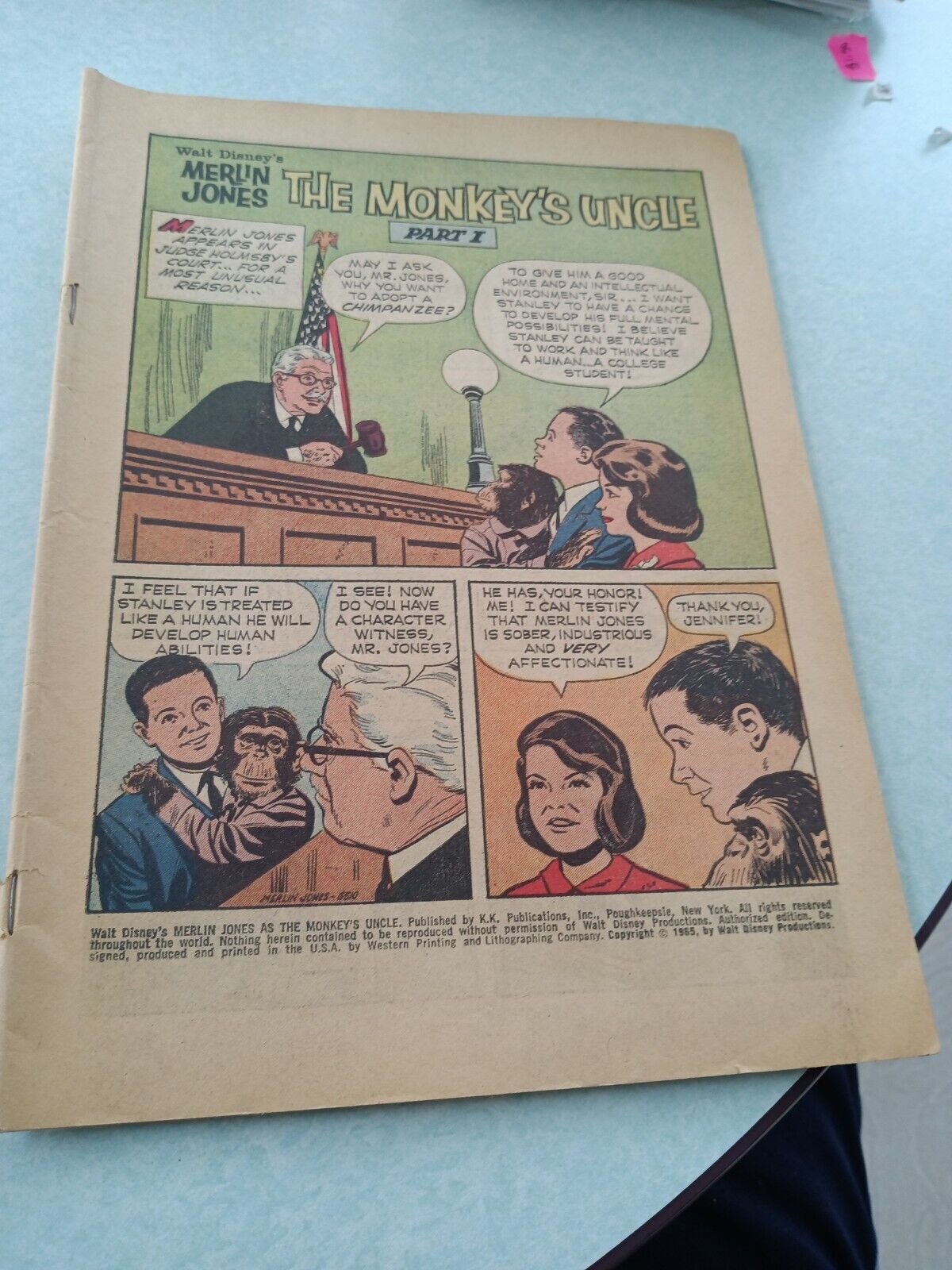 The Misadventures Of Merlin Jones And The Monkeys Uncle Gold Key Comic ...