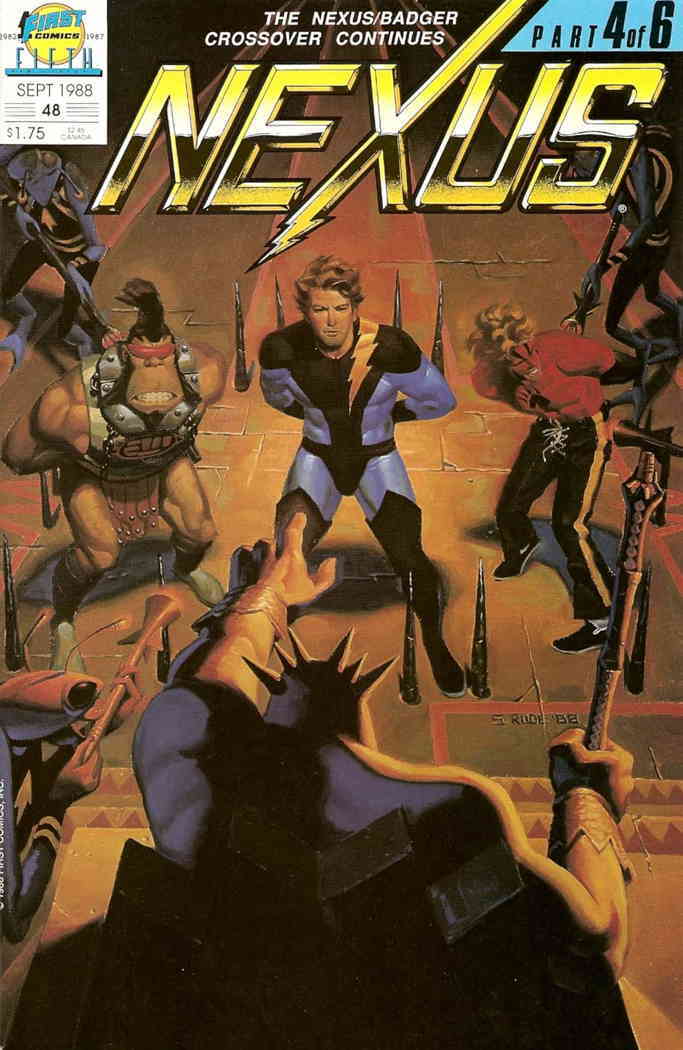 Nexus (Vol. 2) #48 VF ; First | Badger Mike Baron Steve Rude | Comic ...