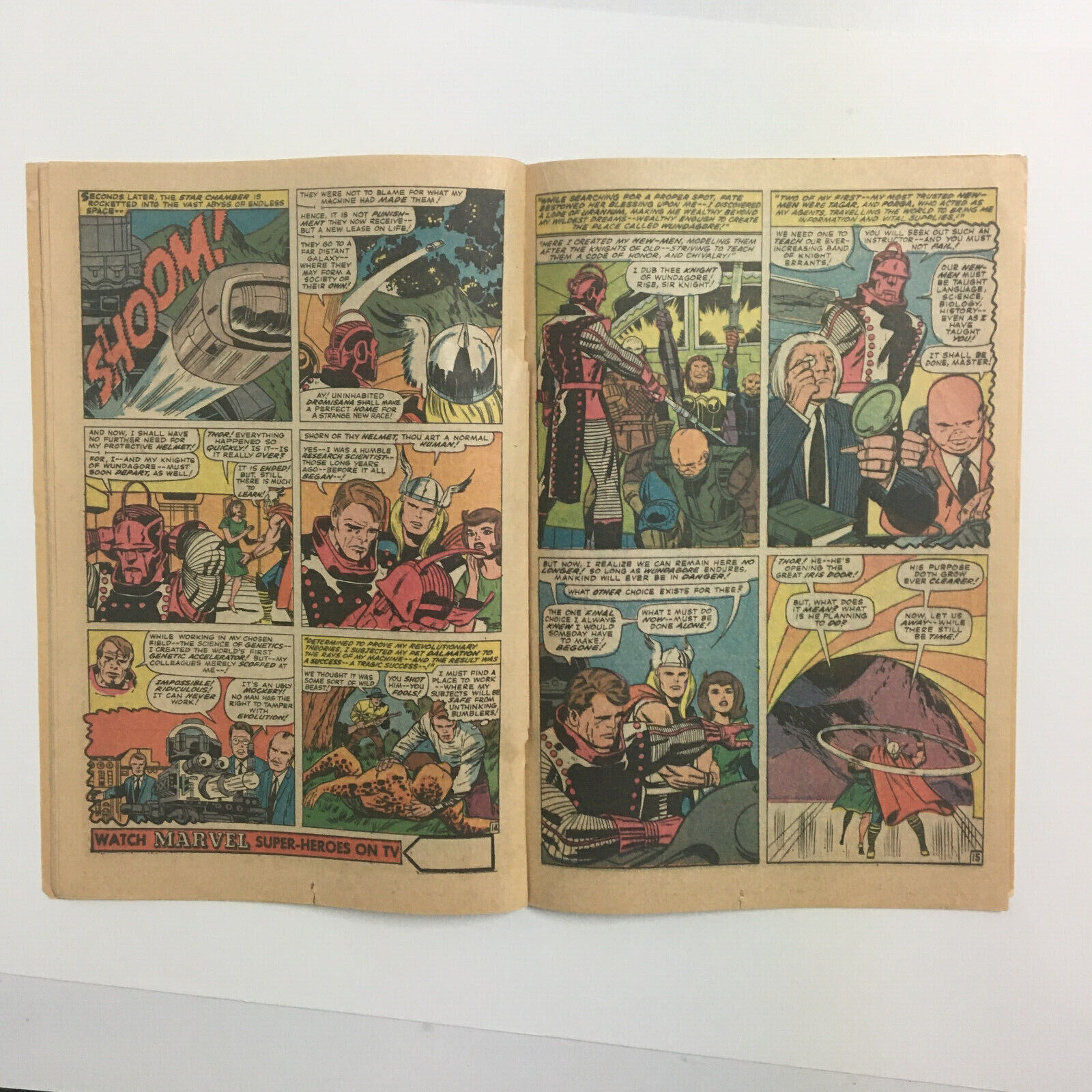 Thor #135 - 2nd & Origin of High Evolutionary - Man-Beast appearance ...