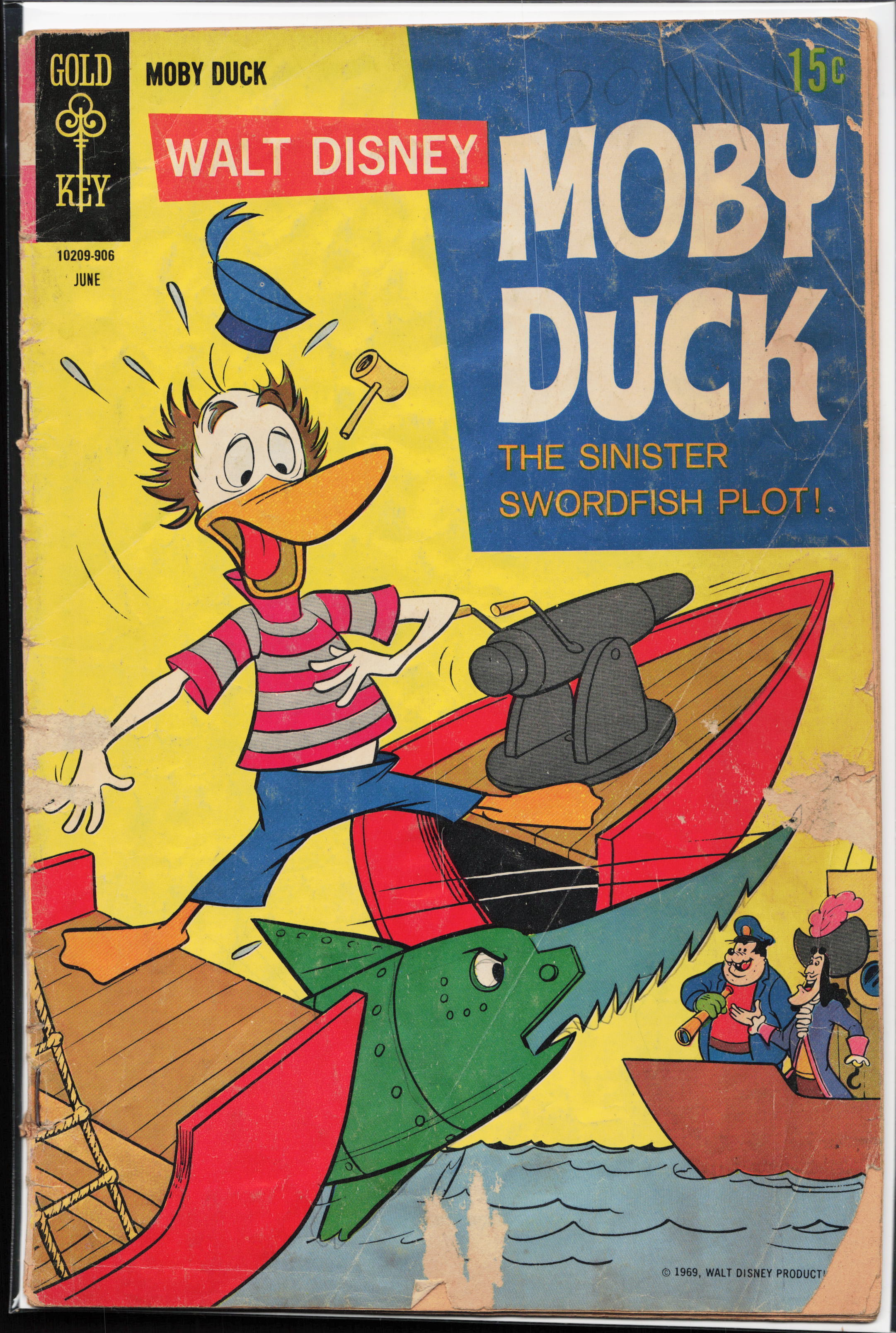 Walt Disney Moby Duck #6 (1969) Moby Duck | Comic Books - Silver Age ...