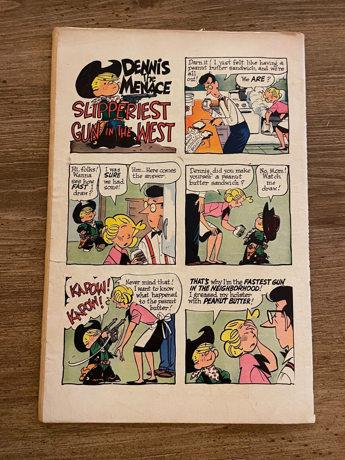 Dennis The Menace # 70 FN- Fawcett Silver Age Comic Book Mr. Wilson ...