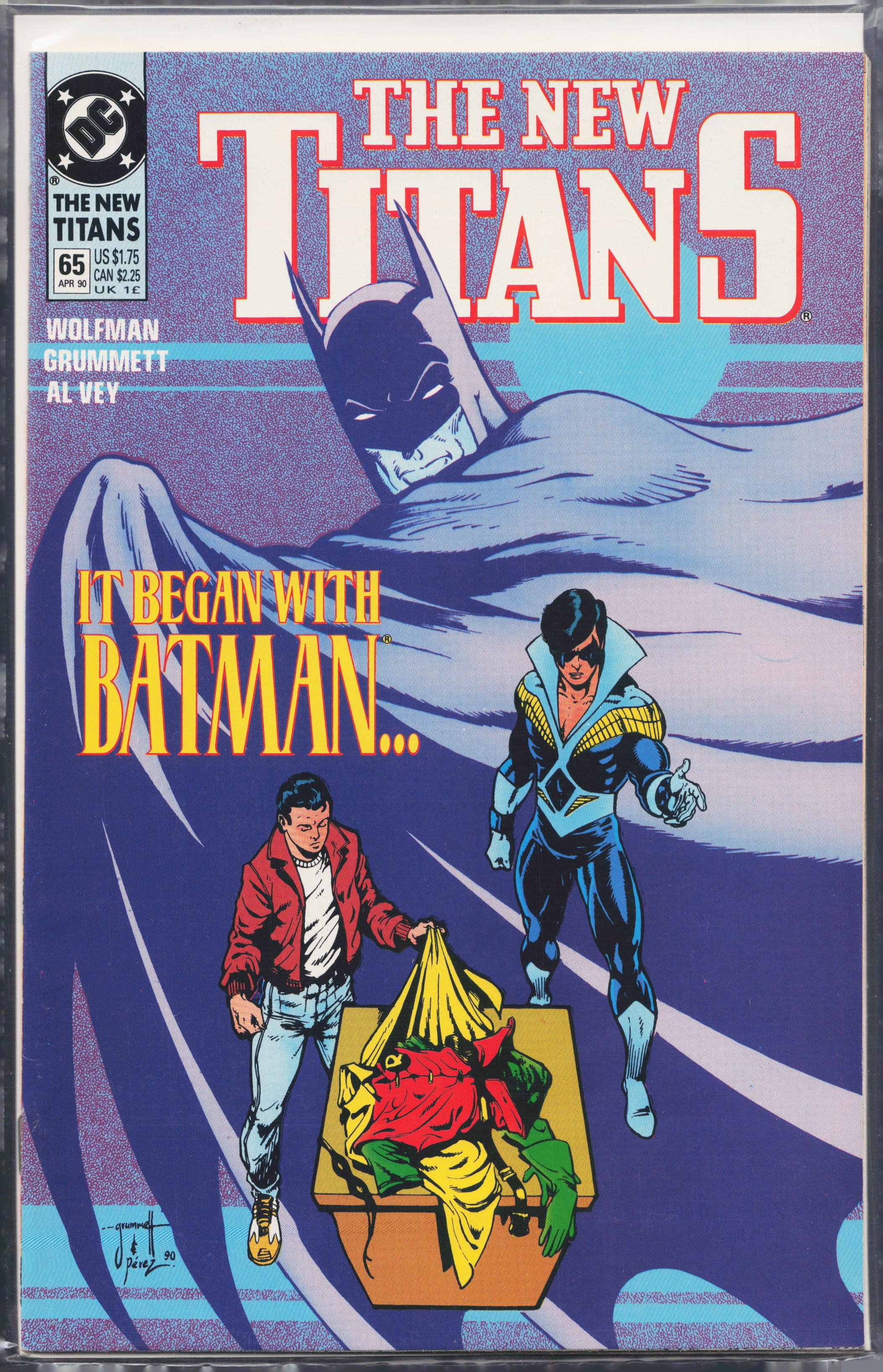 The New Titans #65 (1990) Teen Titans | Comic Books - Copper Age, DC ...