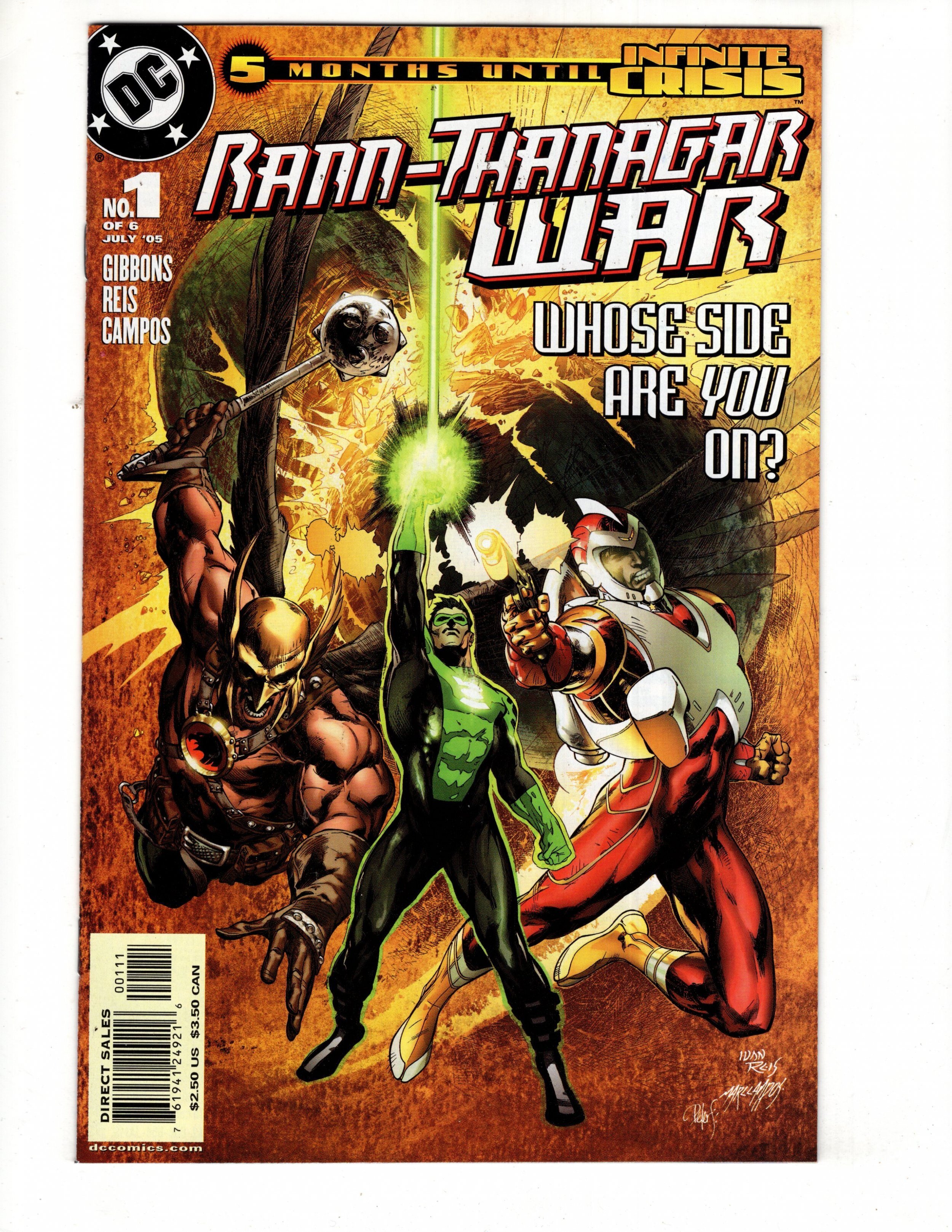 Rann/Thanagar War #1 First Printing Variant (2005) / ID#014-B | Comic ...