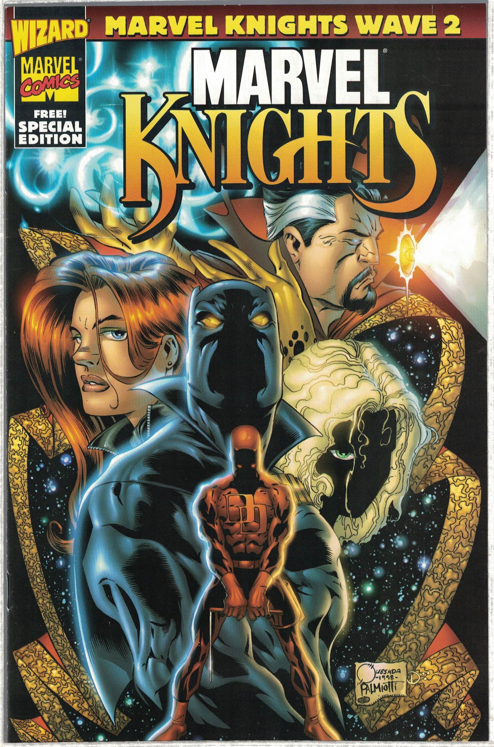 Wizard Magazine: Marvel Knights - Wave 2 Sketchbook (1998) | Comic ...