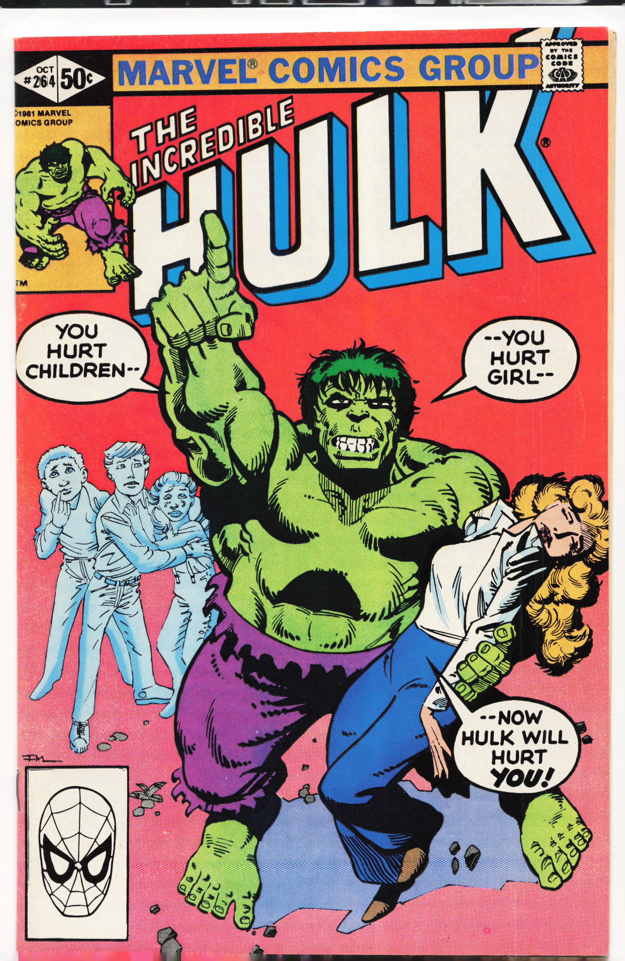 The Incredible Hulk #264 (1981) Hulk | Comic Books - Bronze Age, Marvel ...