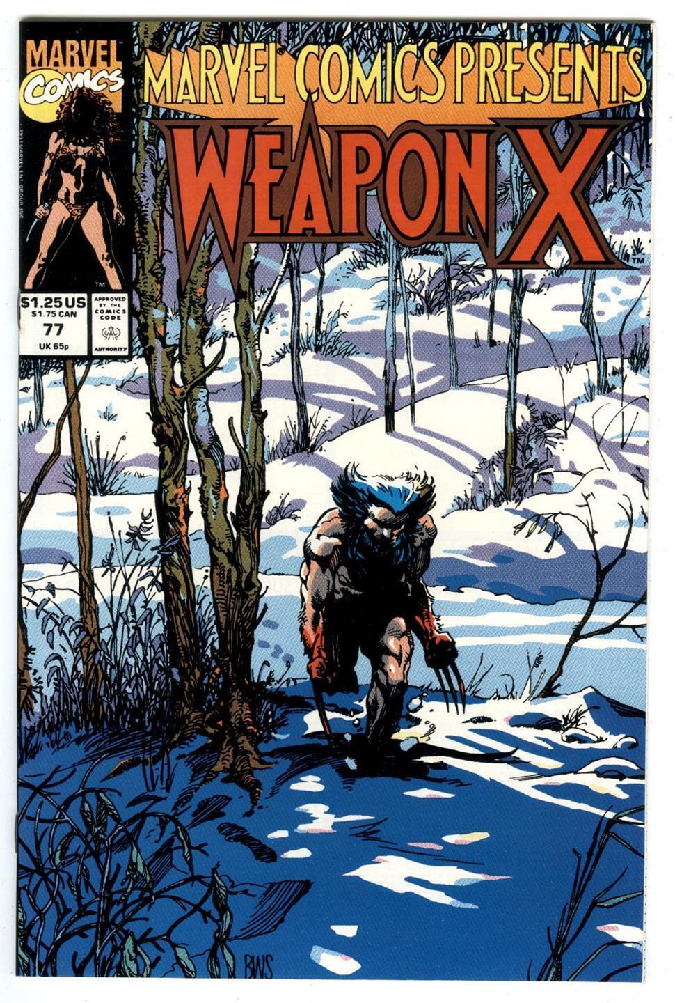 Marvel Comics Presents #77 Wolverine Weapon X Sub-Mariner Barry Windsor ...
