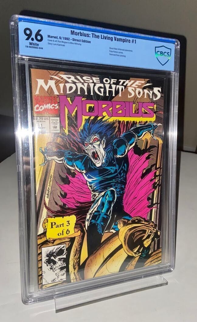 Morbius #1 - Key Comic & 1st solo title featuring Morbius! CBCS 9.6 ...