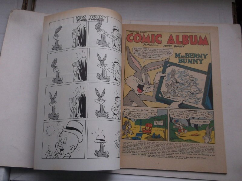 Dell: Comic Album #10, Featuring: Bugs Bunny, Elmer Fudd/Road Ruinner ...
