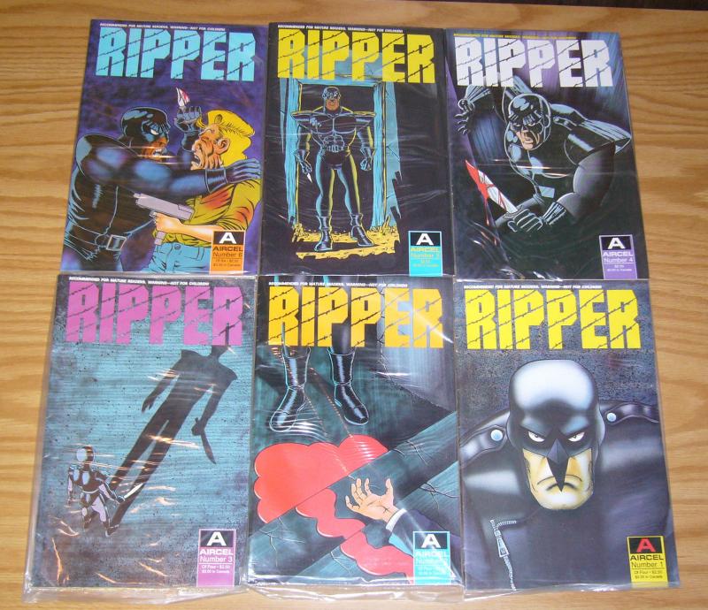 Ripper #1-6 VF/NM complete series - all still in polybags - barry blair ...