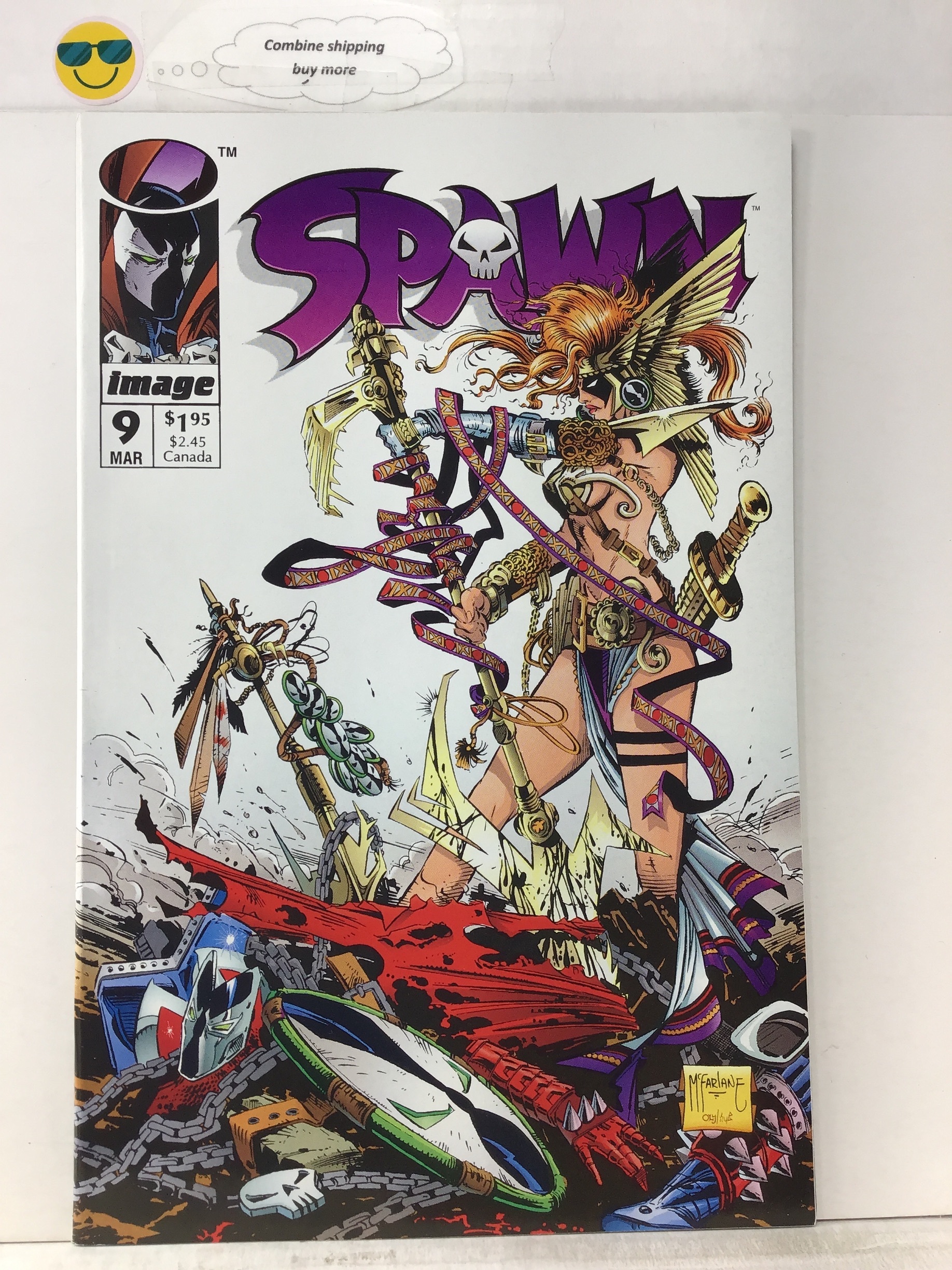 Spawn #9 (1993) NM 1st app Angelo 1st of the evil spawn cogliostro Wonder Woman | Comic Books ...