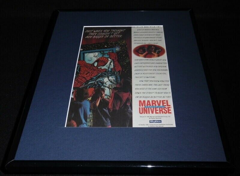 1992 Marvel Trading Cards Series III Framed ORIGINAL Advertisement ...
