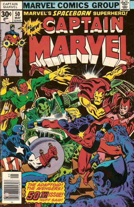 Captain Marvel (1st Series) #50 FN ; Marvel | 1st Doctor Minerva ...