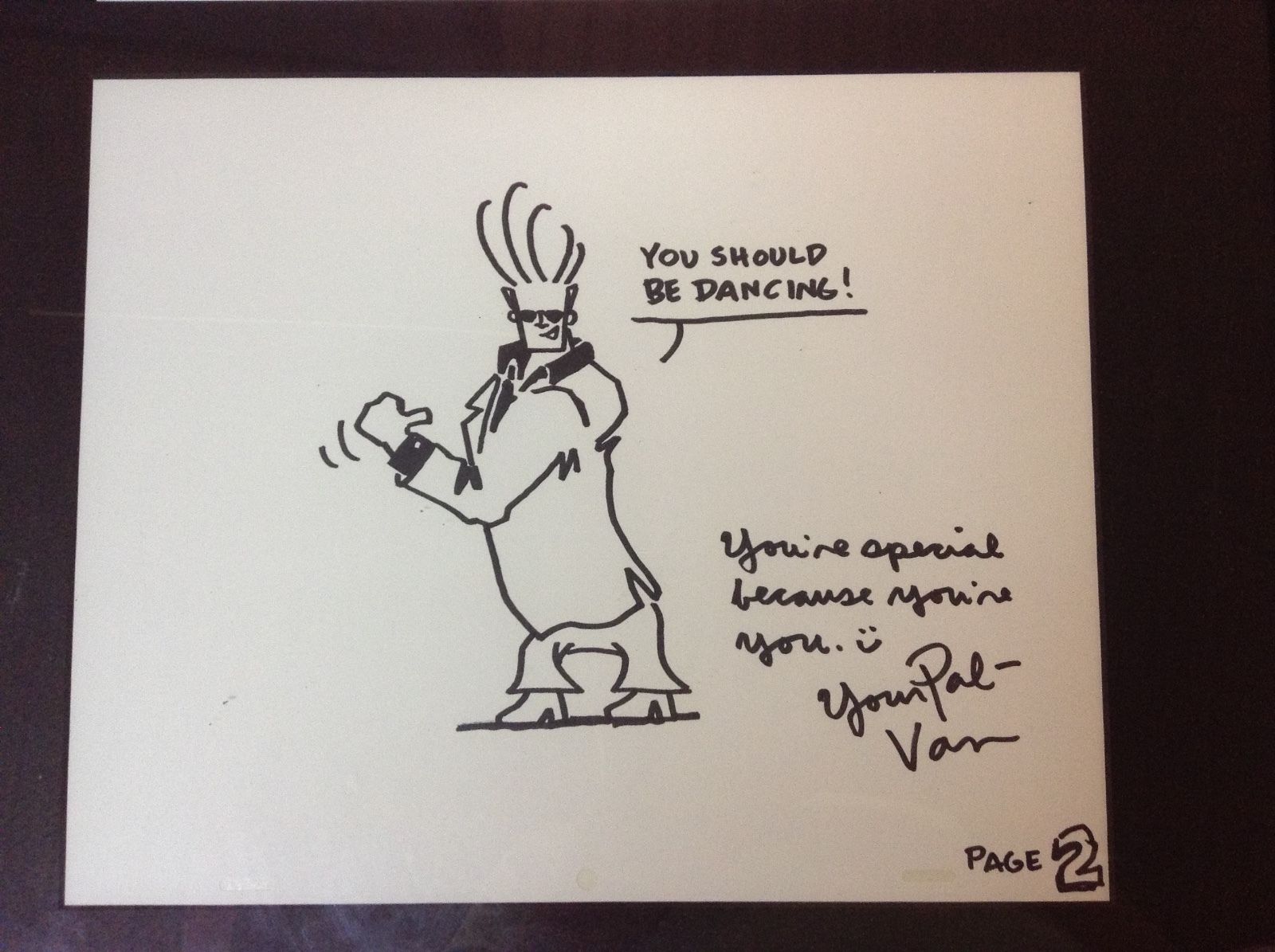 RARE Van Partible Johnny Bravo Original Artwork Cartoon Network One Of ...