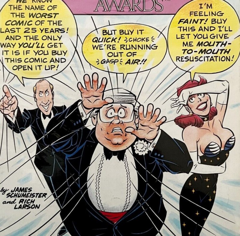 1991 Kitchen Sink Comics Worlds Worst Comics Awards #2 Vintage Pop Art ...
