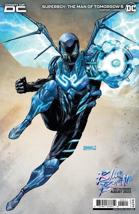 Superboy The Man Of Tomorrow #5 CvrC Barberi Blue Beetle Movie Var DC ...