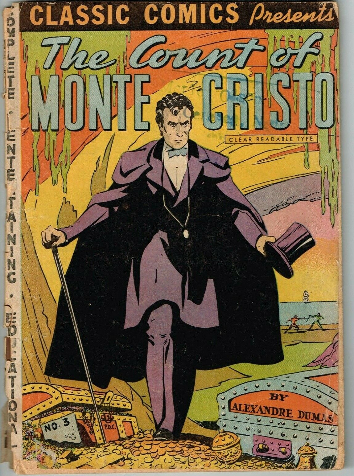 Classics Illustrated #3 (1952) - 1.0 FR *Count of Monte Cristo HRN 21 6th Ed. | Comic Books ...