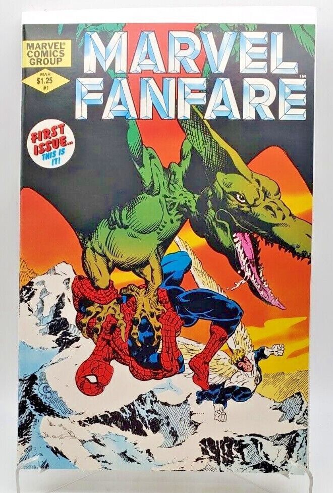 Marvel Fanfare #1 (1982) NM, with publicity poster (G) white pages ...