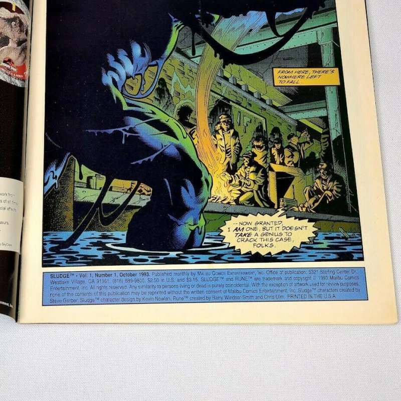 Sludge #1 Malibu 1993 Ultraverse Rune Flipbook FN | Comic Books ...