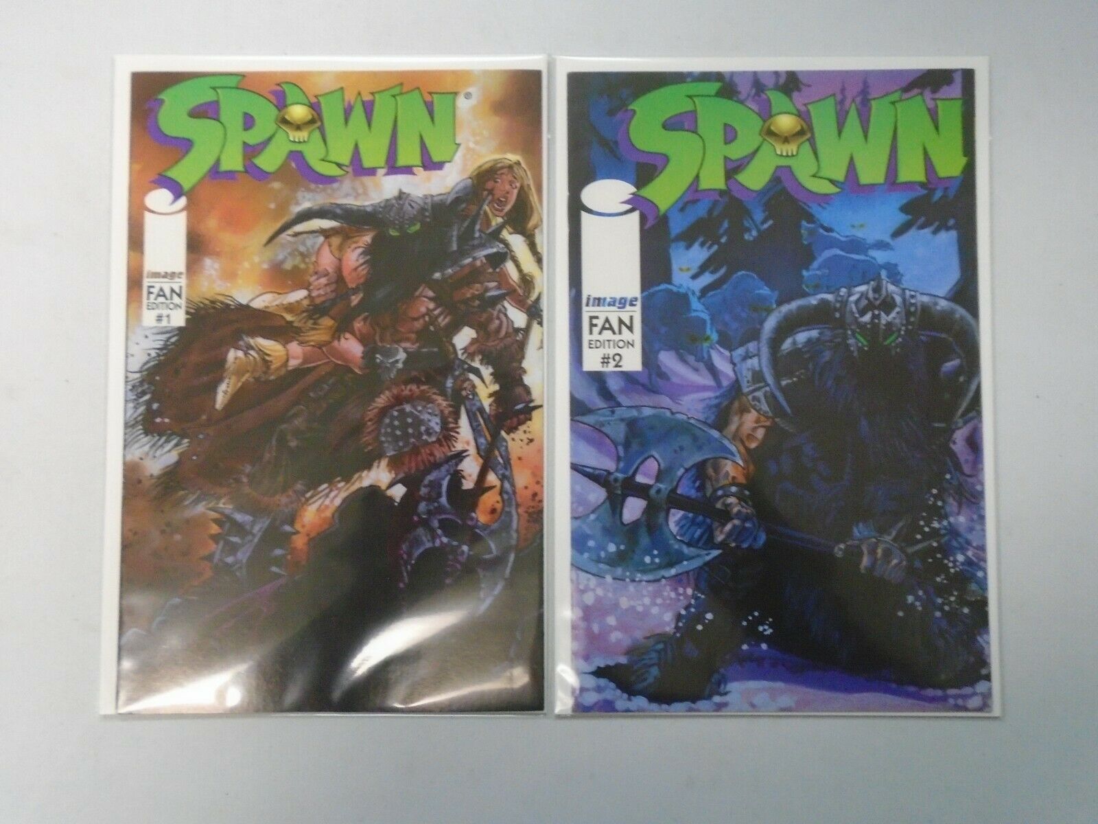 Spawn Fan Edition #1+2 8.0 VF (1996 Image) | Comic Books - Modern Age ...