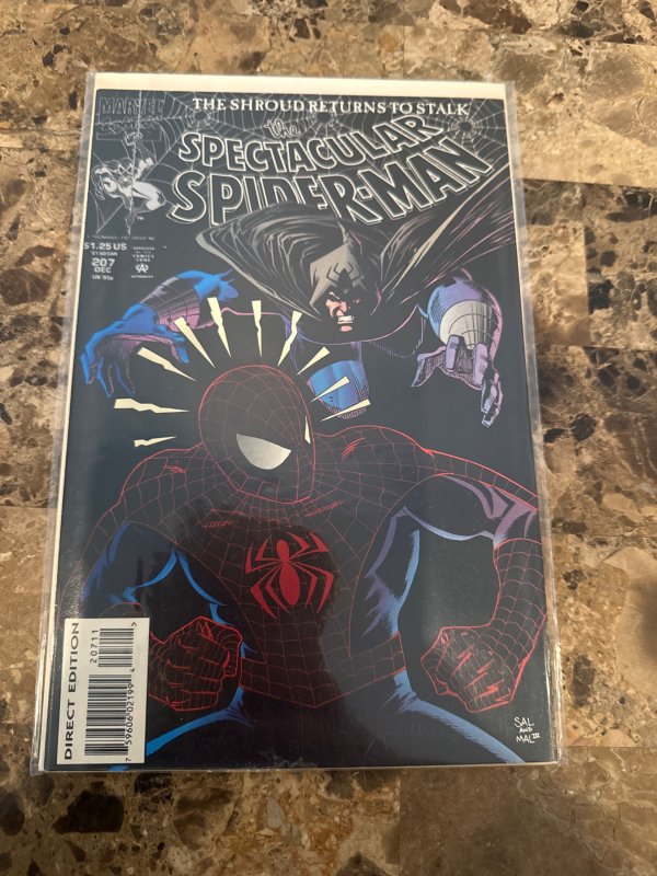 The Spectacular Spider-Man #207 Direct Edition (1993) Spider-Man ...