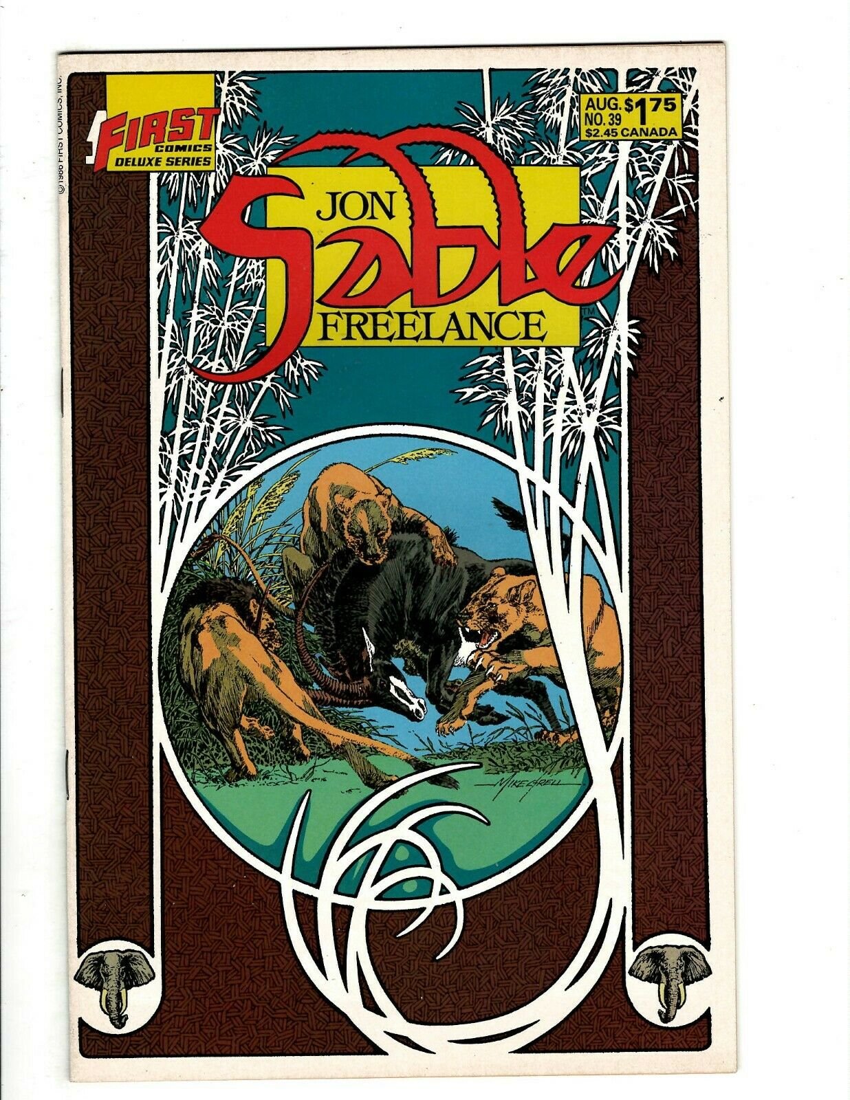 12 Jon Sable Freelance First Comics # 31 32 39 42 43 44 45 46 47 48 50 ...